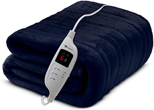 Slumberdown Comfy Hugs Heated Throw Blanket - Large Electric Blanket ...