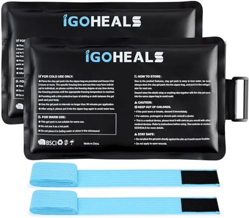 Amazon.com: Ice Packs for Injuries Reusable - 2 Pack Ice Pack Reusable ...