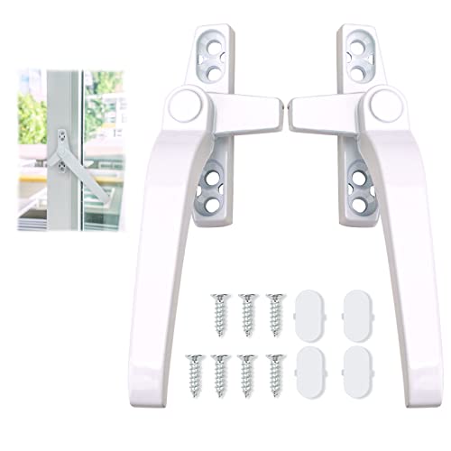 Universal White Window Handle Replacement Kit with Fixing Screws – 2pcs ...