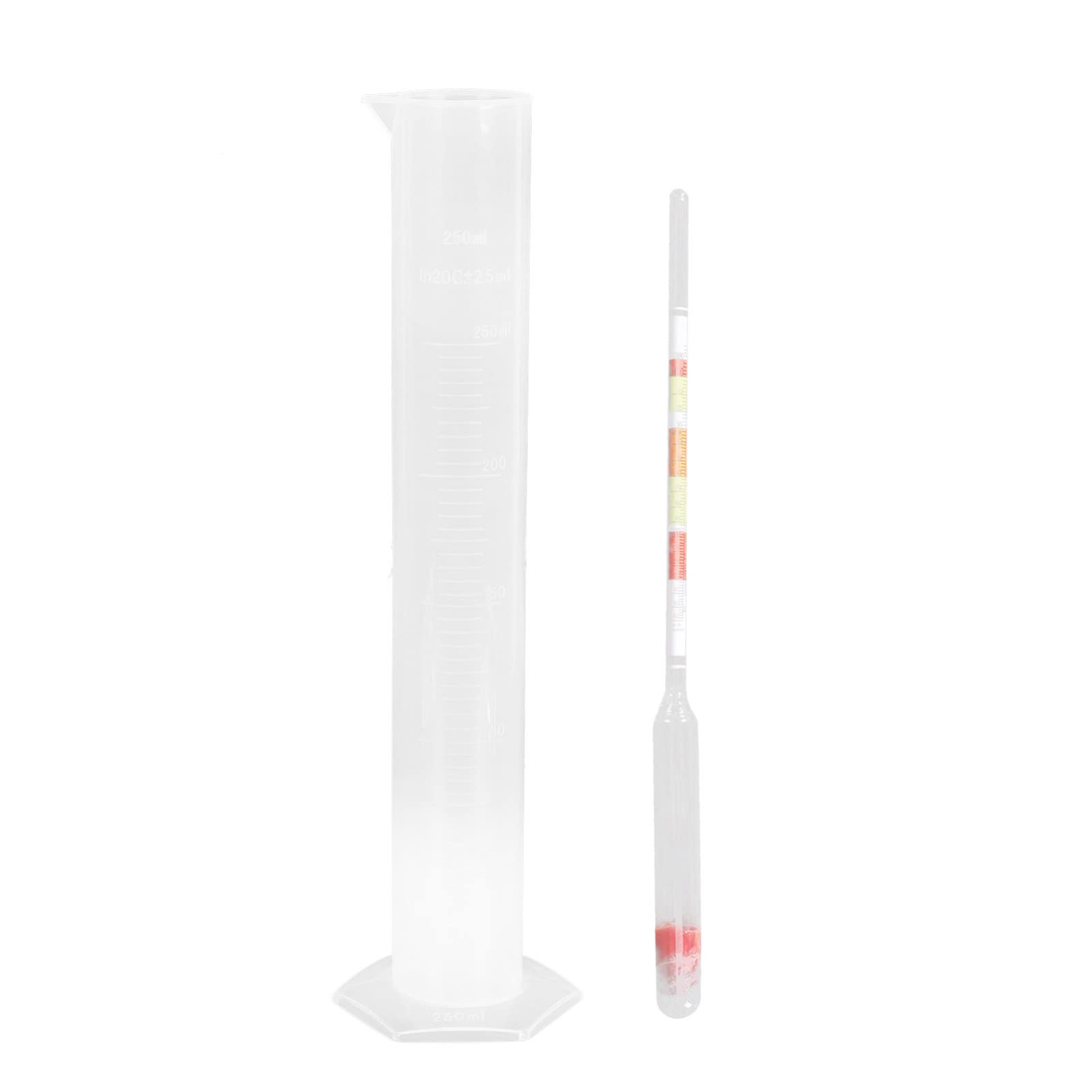 Buy YARNOW 1 Set 3- in- 1 le Hydrometer Clear Glass Hydrometer Test ...