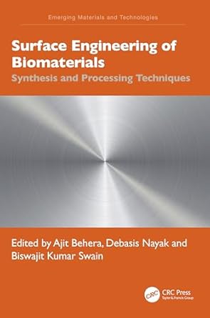 Amazon.com: Surface Engineering of Biomaterials: Synthesis and Processing Techniques (Emerging ...