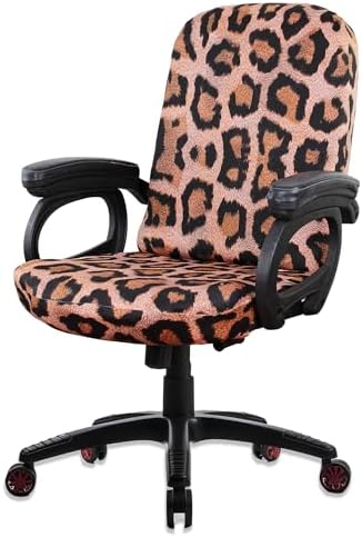 Amazon.com: YOXEULL Cow Print Computer Office Chair Covers Stretchable ...