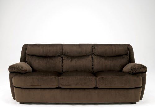Amazon.com: Signature Design by Ashley - Crinkle Plush Java Sofa : Home ...