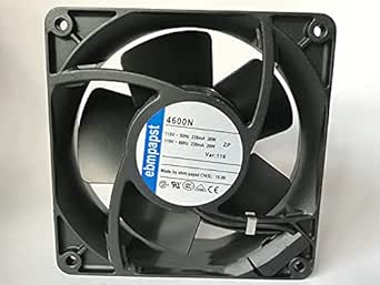 Amazon.com: 12038 PAPST TYP 4600N 115V 20W All-Metal Heat-Resistant Cooling Fan : Electronics