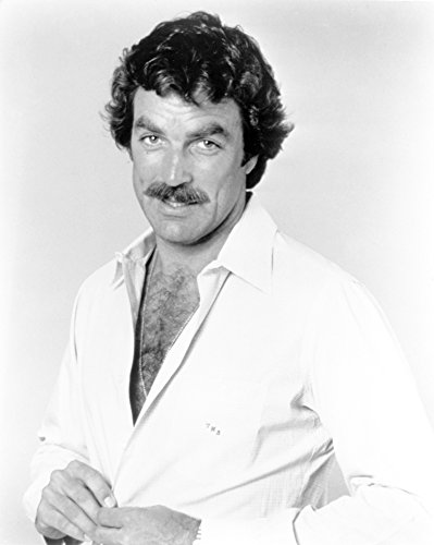 Snapklik.com : Magnum Pi Posed In White Polo