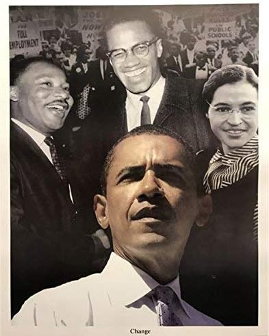 Amazon.com: Unframed Print Change, (Barack Obama, Martin Luther King ...