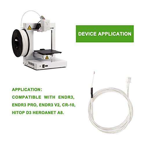 NTC 3950 100K ohm Thermistors Temp Sensor 1m /39.4inches for Reprap ...