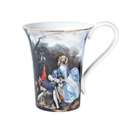 Goebel Thierry Poncelet Aristo Dogs Promenade à la Camagne - Tasse ...