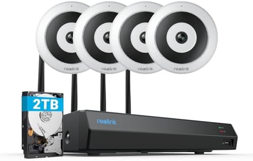 Amazon.com : REOLINK 6MP 12CH WiFi Security Camera System, 4pcs FE-W 2K ...