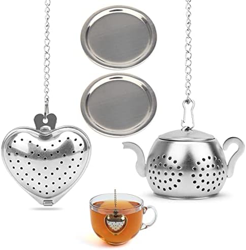 Tea Infuser for Loose Leaf Tea, Par-Tea Pack Silicone Tea Strainers as ...