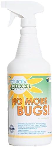 Amazon.com : No More Bugs! Naturally Green Products 32oz with Sprayer ...