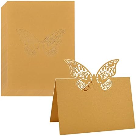 Amazon.com: PATIKIL Table Name Place Cards, 25Pcs Favor Decor Hollow ...