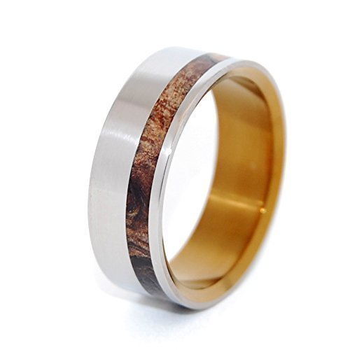 Amazon.com: Titanium hand-made wedding rings - SILVER FAUN : Handmade ...