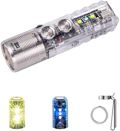 RovyVon A28 Gen 2 1000 Lumens EDC Flashlight, 6500K Cool White LED, USB ...