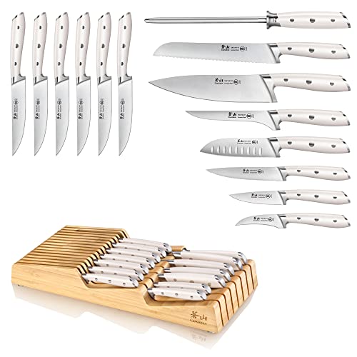 Cangshan ALPS Series 502827 German Steel Forged 15-Piece In-Drawer ...