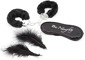 HELLARO Handcuff & Blindfold Set (Black) : Amazon.in: Health & Personal ...