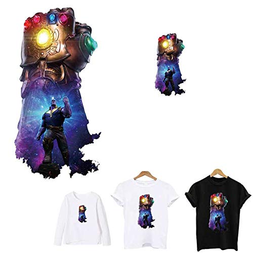 TOTAL HOME : Thanos Infinity Gauntlet Stickers Iron on Patches ...