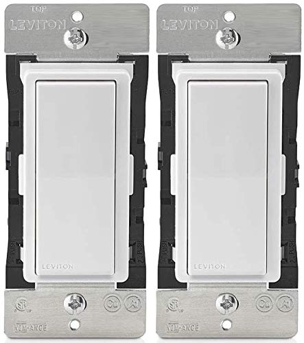 Leviton D215S-1BW Decora Smart Wi-Fi, No Hub Required (2nd Gen) 15A ...