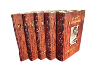 Antique Rare 5 Ernest Hemingway ~ The Old Man and the Sea ~ Sun Also ...