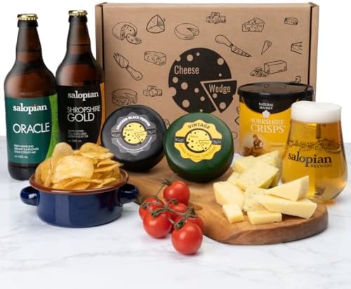 Cheese and Beer Gift Set | 2 Beers 2 Cheeses and Crisps | Hamper Gift ...