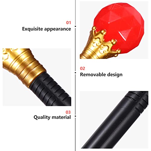 Beavorty 3pcs King Queen Scepter Wand Pharaohs Scepter Costume Wand ...