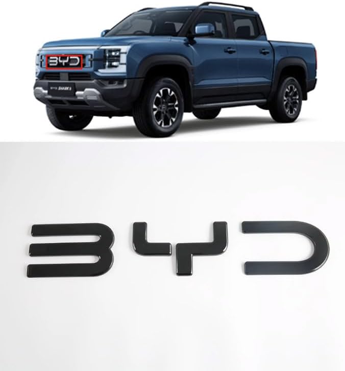 Car Accessories Front Letter BYD Car Emblem Badge for BYD Shark Shark 6 ...