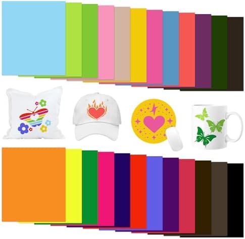 Amazon.com: Tintnut Classic Color Sublimation Ink Transfer Sheets - 24 ...