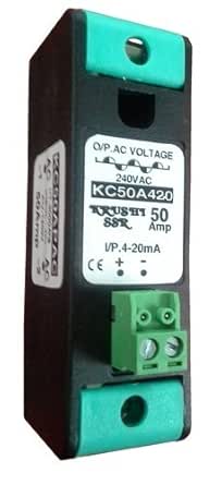 Krushi SSR Phase Angle Controller 4-20MA 50Amp MCB Type Slim Solid ...