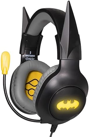 Amazon.com: FRTEC Batman Gaming Headset with RGB LED Light for ...