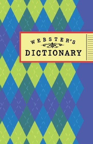 Amazon.com: Webster's Dictionary (blue argyle): 9781596950399: Merriam ...