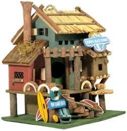 Amazon.com : Beach Resort Birdhouse (Very Detailed) (Hand-Crafted of ...