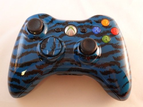 Amazon.com: BLUE TIGER Xbox 360 Modded Controller (Rapid Fire) COD ...