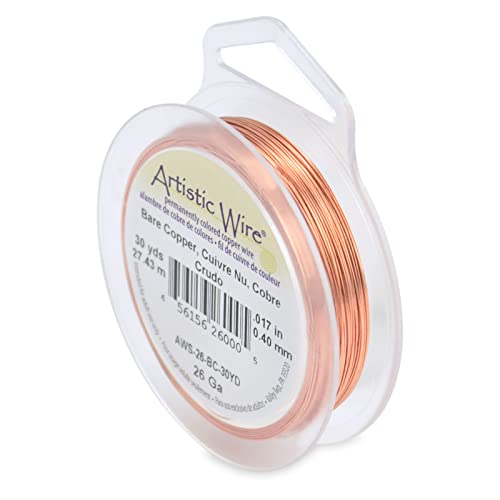 Snapklik.com : Artistic Wire 26 Gauge Bare Copper Craft Jewelry ...