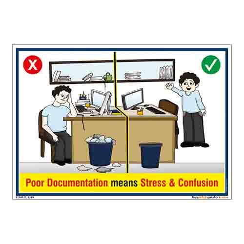 buysafetyposters.com - Poor Documentation Poster In English PVC Sticker ...