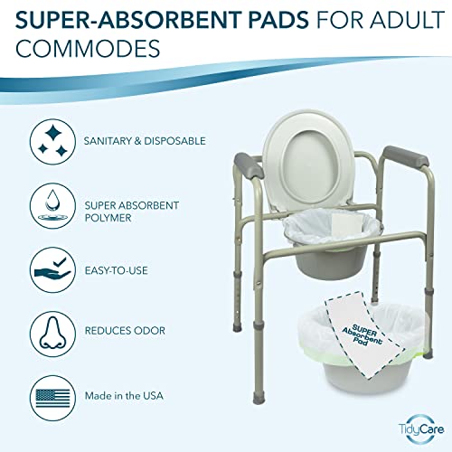 Snapklik.com : Bedside Commode Absorbent Pads For Portable Toilet Chair ...