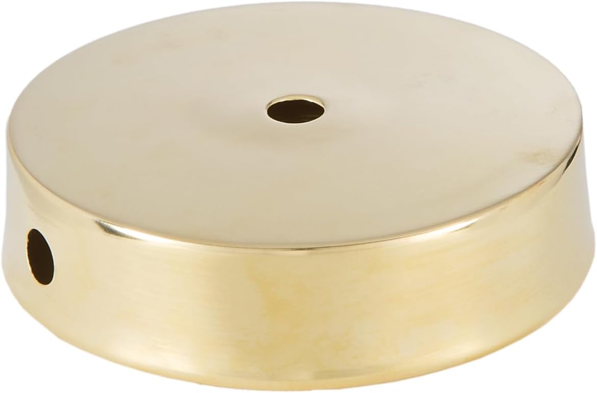B&P Lamp® 6 Inch Unfinished Brass Finish Modern Style Spun Lamp Base ...