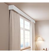 Amazon.com: MaKefeile Metal Curtain Track System Custom Curtain Box ...