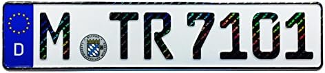 Amazon.com: Z Plates Compatible with BMW Munich Front German License ...