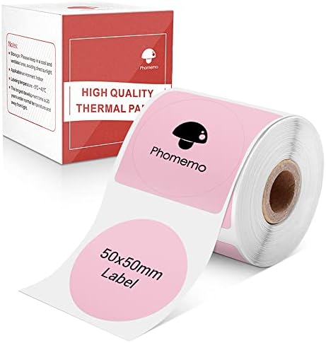 Amazon.com : 3 Roll M110 Round Labels, Sticker Label for Phomemo M110 ...