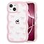 Amazon.com: QLTYPRI Bow Case for iPhone 16e, Clear Cute Ribbon Bow Phone Case Curly Wavy ...