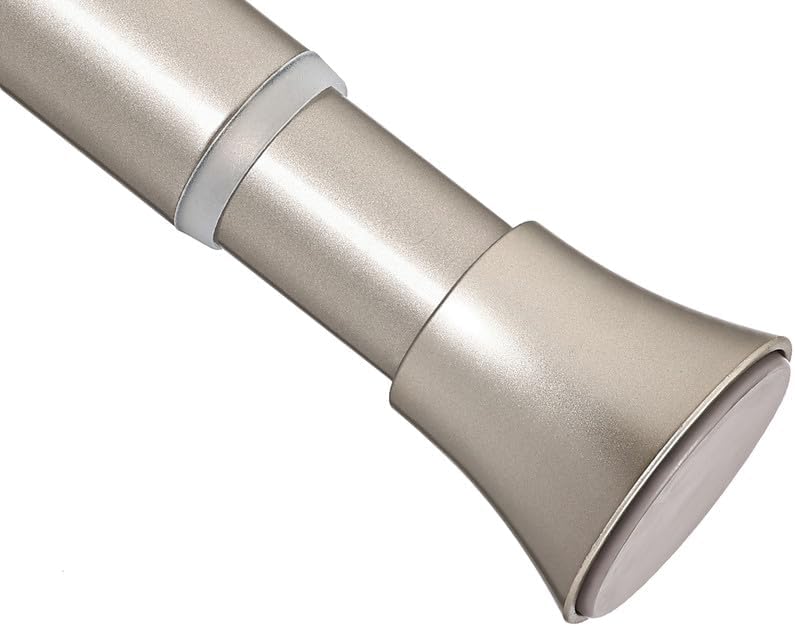 Amazon.com: eboatop Tension Curtain Rod - Silver Shower Curtain Rod ...