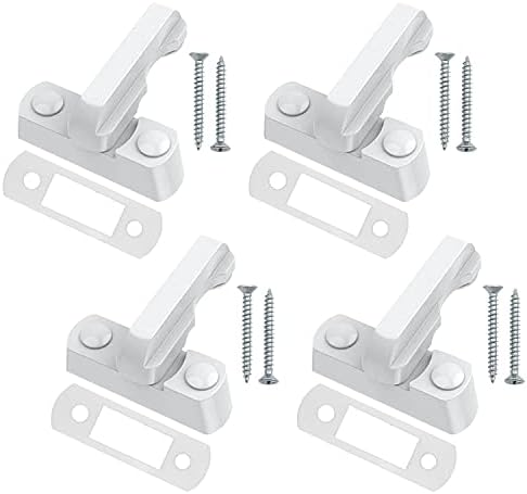 4 Pcs Window Jammer Locks, longziming Plastic Steel Casement Door and ...