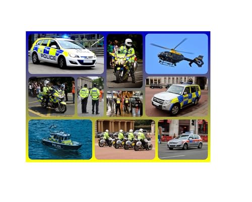 Greeting Card Police Themed A5 : Amazon.co.uk: Stationery & Office Supplies