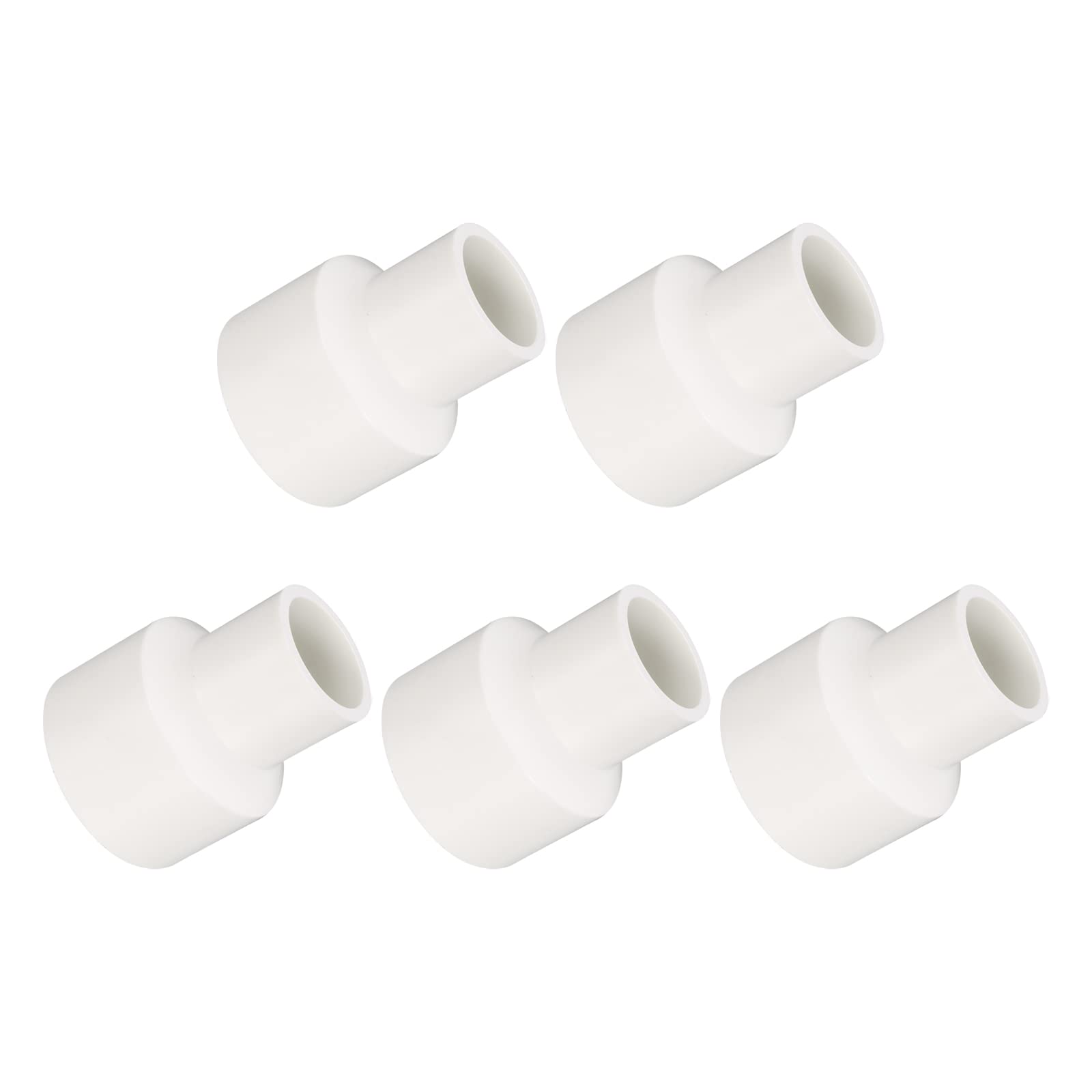Amazon.com : METALLIXITY PVC Duct Reducer, (1/2 to 1 Inch) 5Pcs, PVC ...