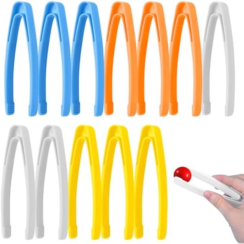 Kids Tweezers for Children - 10 Pcs Colorful Plastic Tweezers for Fine ...