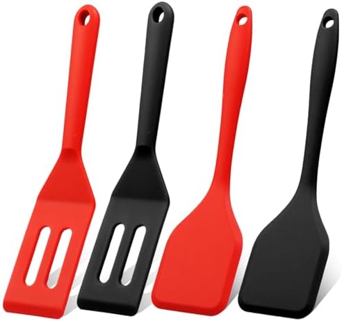 Amazon.com: Mini Silicone Brownie Serving Spatula Set Flexible Non ...