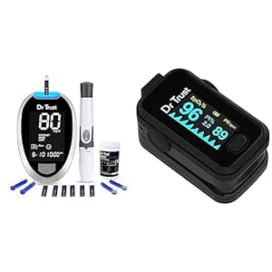 Dr Trust (USA) Fully Automatic Blood Sugar Testing Glucometer Machine ...