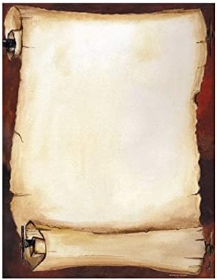 Amazon.com : Scroll Stationery Paper- 100 Count : Office Products