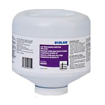 ECOLAB Aquanomic Low Temp Laundry Solid Sour (4th Product)-6 LB: Amazon ...