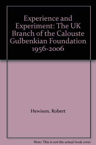 Experience and Experiment: robert-hewison-robert-holden-john ...